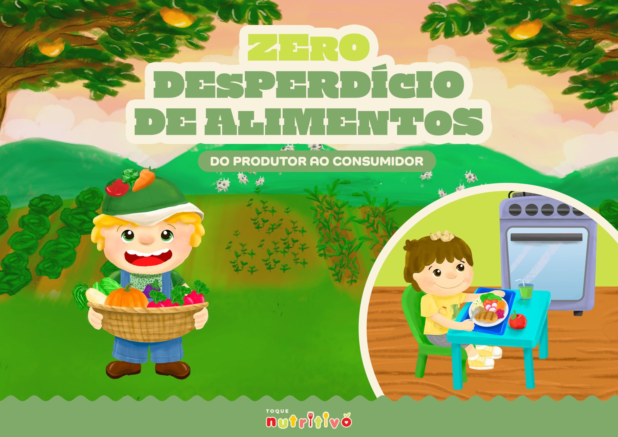 JOGO ZERO DESPERDÍCIO -TABULEIRO – Toque Nutritivo